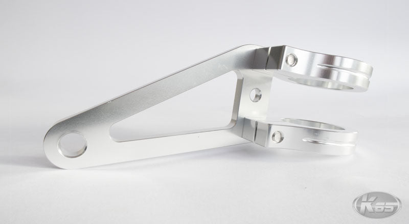 Posh Machined Horizontal Long Stay Headlight Bracket - Silver - K65 ...